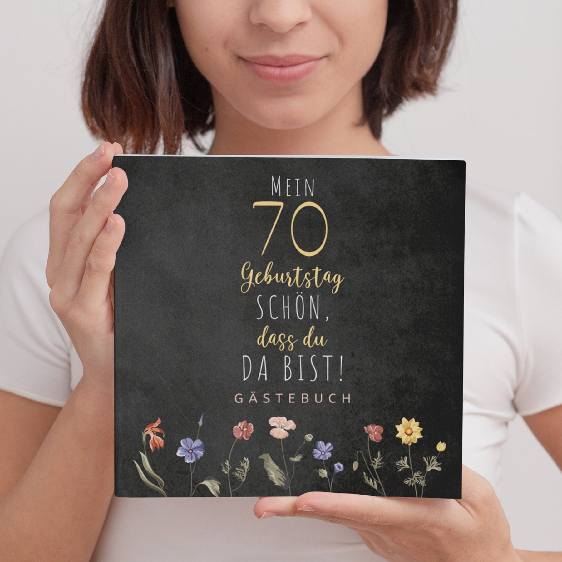 Stilvolle Gastebuch 70 Geburtstag Bilder